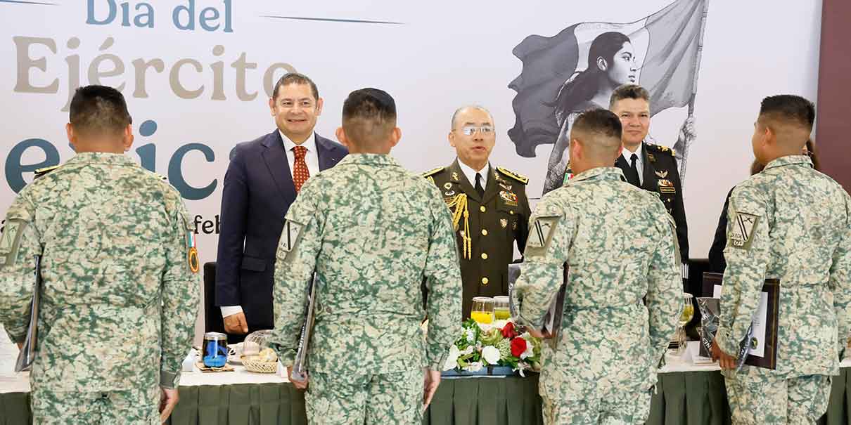 Gobierno de Puebla reconoce labor del Ejército Mexicano en su día | LodeHoy
